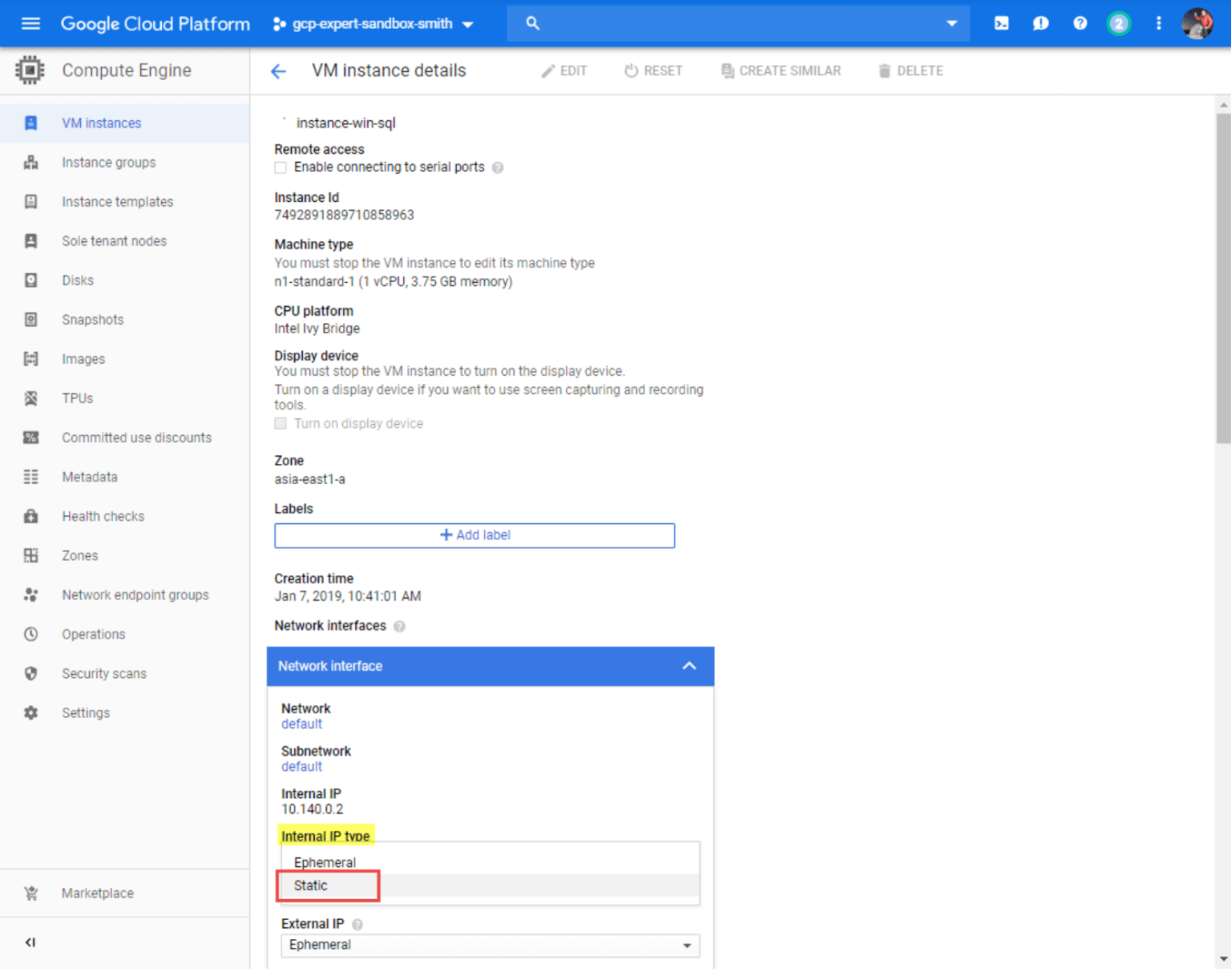 為 Google Cloud VM (GCE) 設定靜態 IP 位址 - iKala Cloud