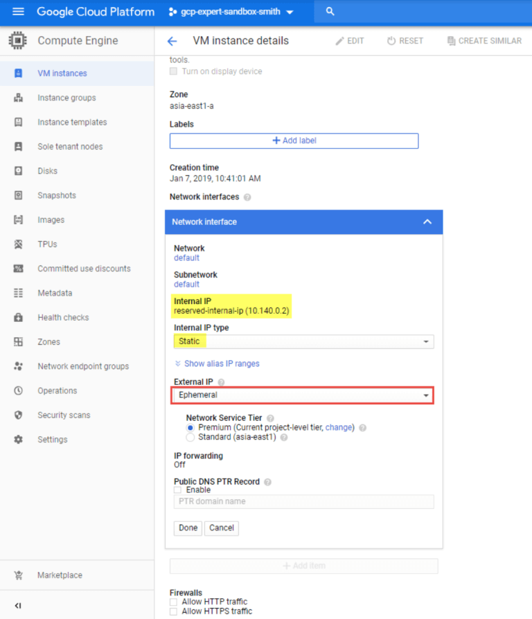 為 Google Cloud VM (GCE) 設定靜態 IP 位址 - iKala Cloud